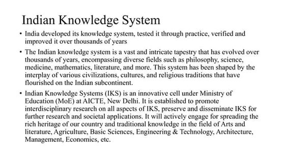 Introduction to Indian Knowledge System.pptx