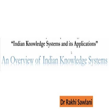 IndianKnowledgeSystem- Applications.pptx