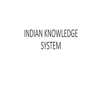 What is the Indian Knowledge System (IKS.pptx