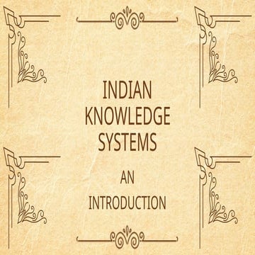 What is the Indian Knowledge System (IKS.pptx