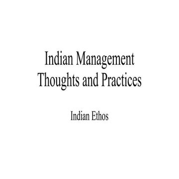 Indian Management Thoughts and Practices.pptx