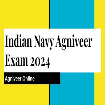 Indian Navy Agniveer Exam 2024 - Agniveer Online | PDF