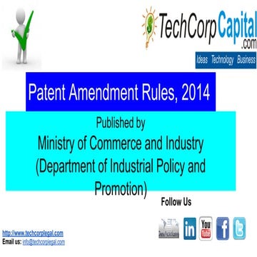 Indian patent law office procedures| Patent examination and patent ...