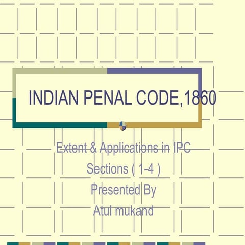 Indian Penal Code,1860 | PPT