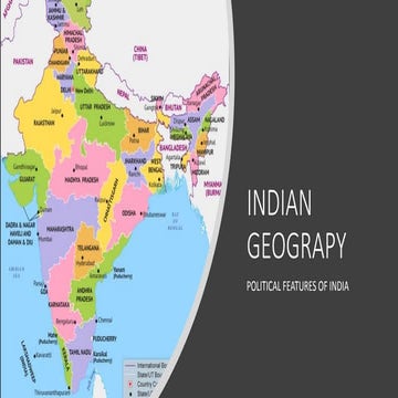 Indian political geography | PPTX