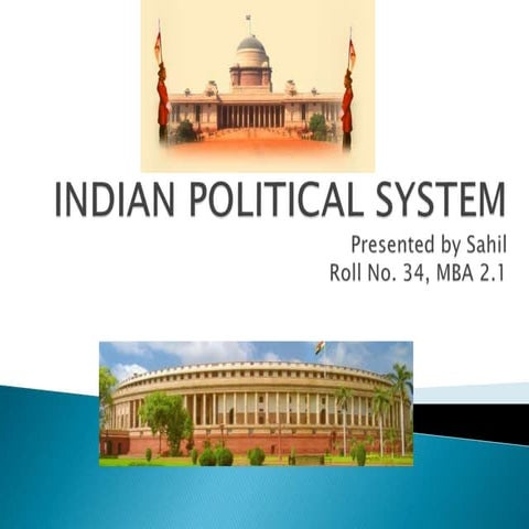 Indian political system | PPTX