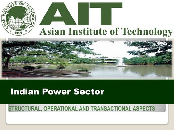 Indian Power Sector - Industry Analysis | PPTX | Power and Energy ...