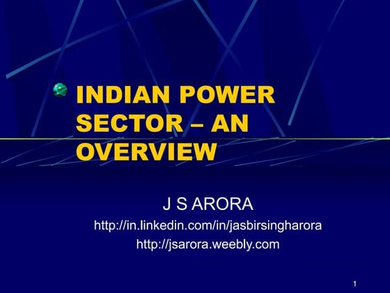 Power Sector Growth in India | PPT