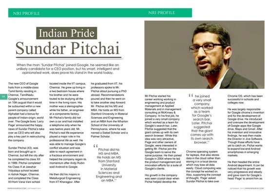 SUNDAR PICHAI | PPT