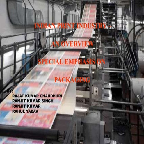 Indian print industry | PPTX