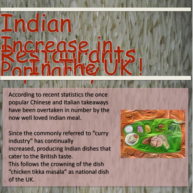 Indian restaurant infographic | PPT