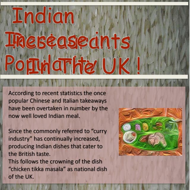 Indian restaurant infographic | PPT