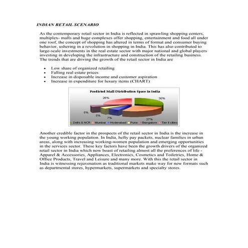 Indian retail scenario | DOC