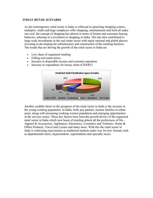 Retail sector in India | PPTX