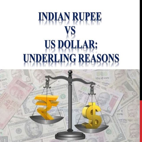 Indian rupees vs us dollar | PPTX