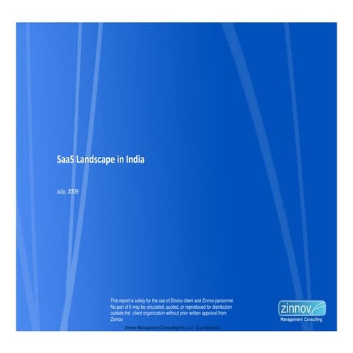 SaaS landscape in India | PDF