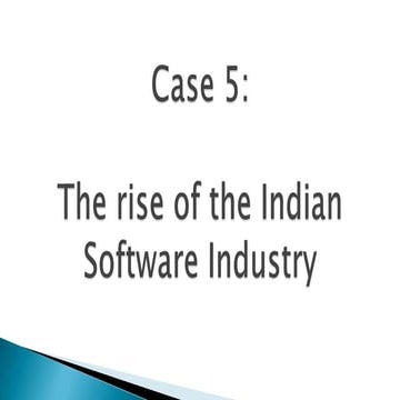 Indian software industry | PPTX