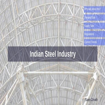 Indian Steel Industry | PDF