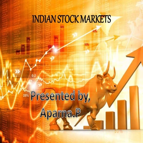 Indian stock markets | PPTX