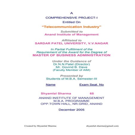 Indian telecom industry from 1991 2005 | PDF