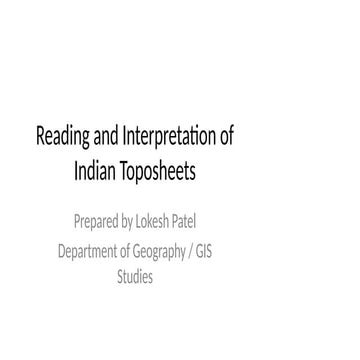 Toposheet. toposheet Topo sheet topsheet | PDF
