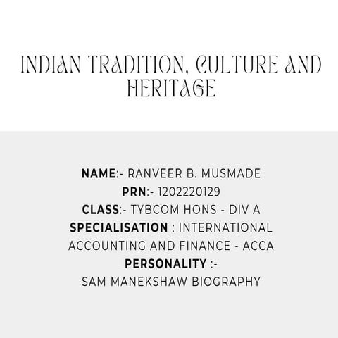 INDIAN TRADITION, CULTURE AND HERITAGE.pdf.pdf