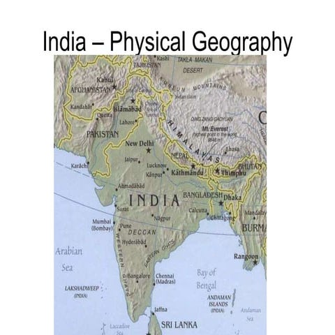 India – Physical Geography | PPT