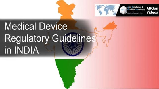 Slide Content of India Medical Device Regulation (Accolade) | PDF