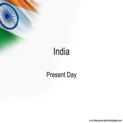 India Present Day | PPT | Agriculture | Industries