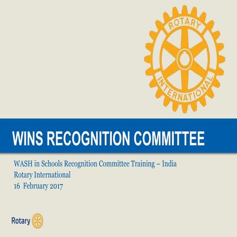 WINS Recognition Committee | PPTX