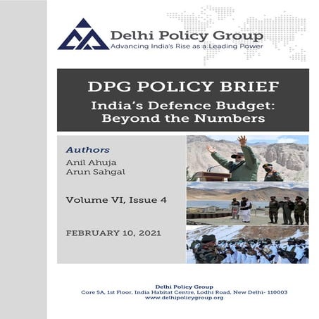 India’s Defence Budget - Beyond the Numbers | PDF