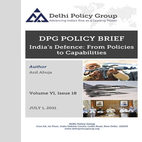 India’s Defence: From Policies to Capabilities | PDF