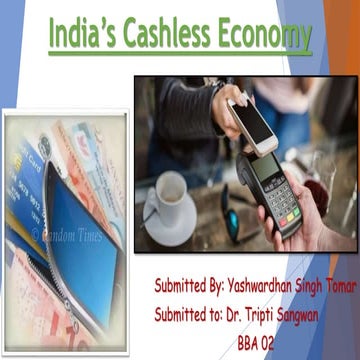 India’s Cashless Economy.pptx