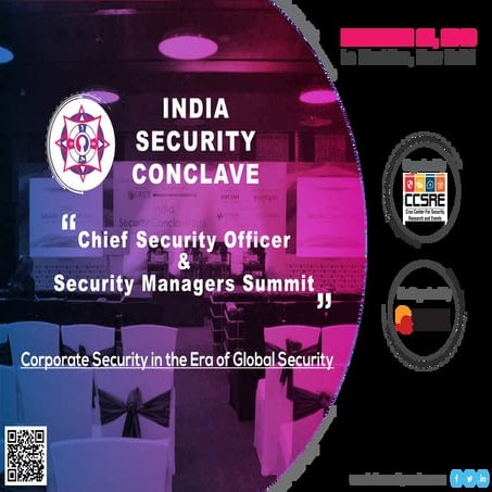 India security conclave brochure 2016 | PPT | Free Download