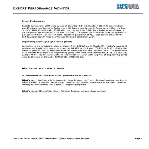 India s export_performance | PDF