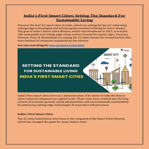 India's First Smart Cities- Setting the Standard for Sustainable Living.pdf