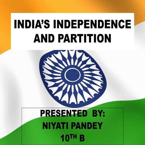 Indian Independence Movement Powerpoint India Independence Day