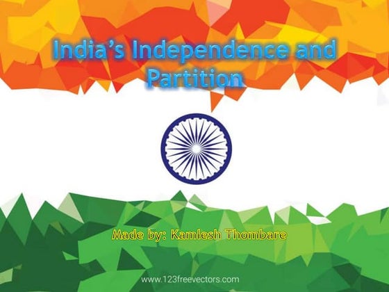 Indian Independence and Partition PPT.ppt