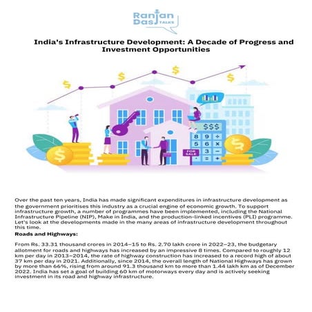 India's Infrastructure Development A Decade of Progress and Investment ...