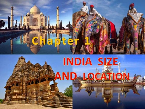 NCERT CLASS 9 GEOGRAPHY CHAPTER 1 INDIA SIZE AND LOCATION | PPT
