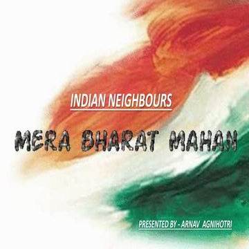 India's neighbours | PPTX