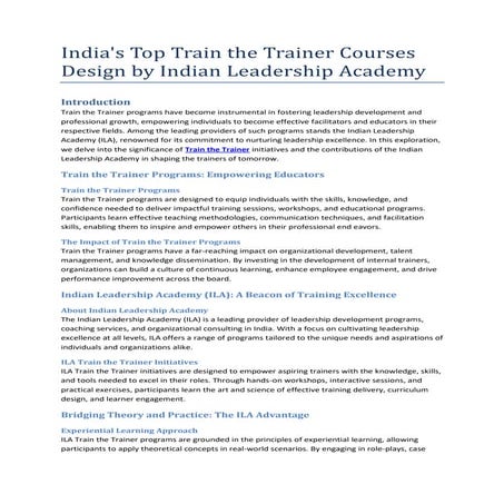 Train the Trainer Programs by Indian Leadership Academy.pdf