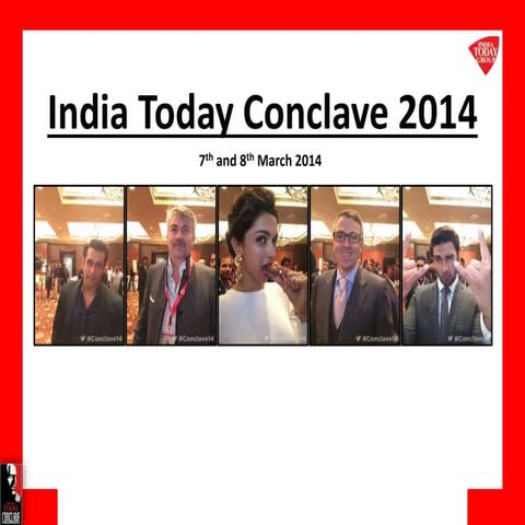 India today conclave 2014 twitter mirror activity | PPT