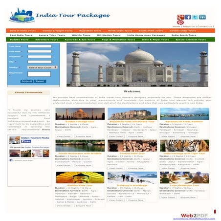 Wildlife Tour India | PPT