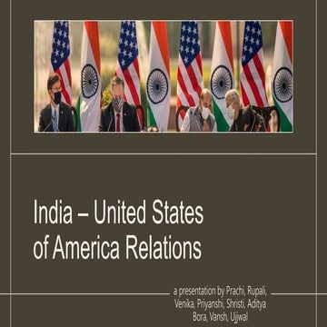 India – United States of America Relations.pptx