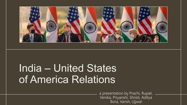Aspects of India-Russia Bilateral Relations | PPTX