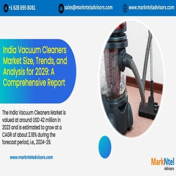 India Vacuum Cleaners Market Share, Size, & Growth | Forecast, 2029 ...