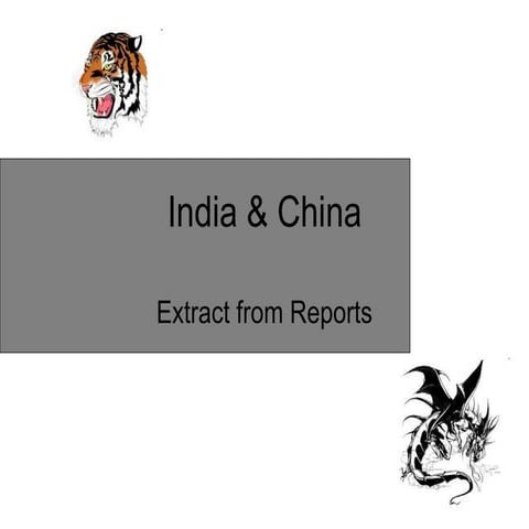China Vs India Comparison Final Ppt Pptx