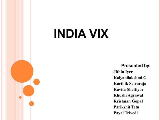 Volatility Trading: Trading The Fear Index VIX | PDF | Stocks and Bonds ...