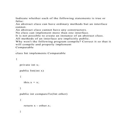 Indicate whether each of the following statements is true or false.docx